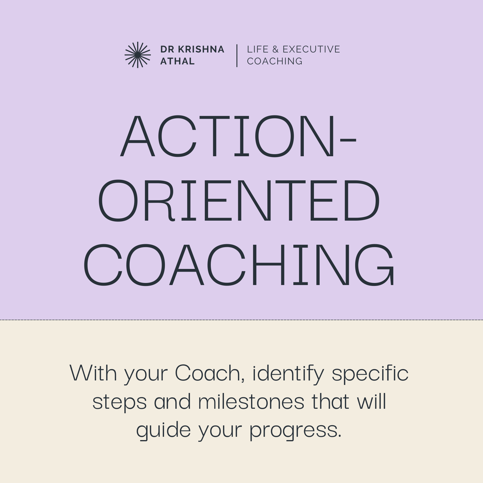 Action-Oriented Coaching - Dr Krishna Athal